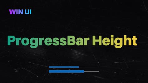 How To Change ProgressBar Height In WinUI Two Methods YouTube
