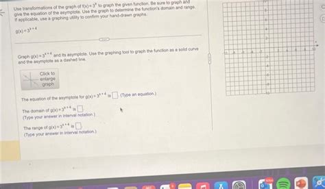 solved use transtormations of the graph of f x 3x to graph