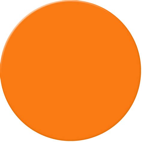 Download Vibrant Orange Circle Graphic