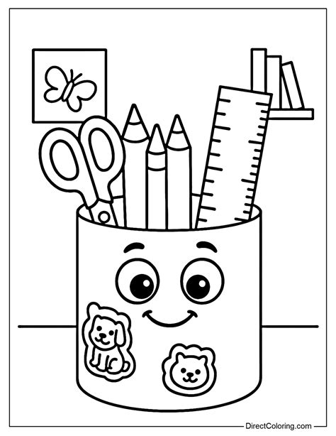 Ruler Colouring Pages Sketch Coloring Page