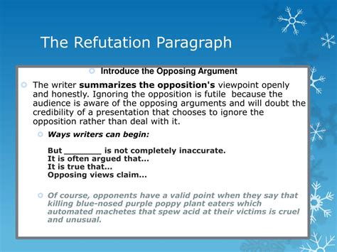 Ppt How To Write A Refutation Paragraph Powerpoint Presentation Free Download Id 2299596