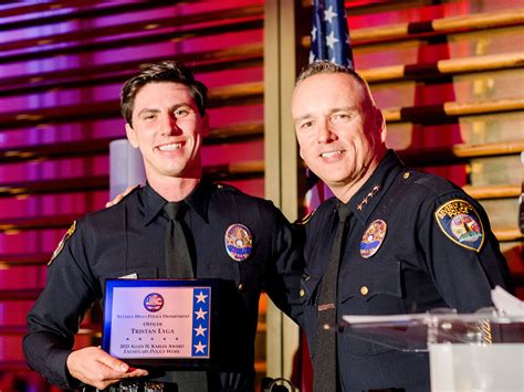 Beverly Hills Police Gala Honors Outstanding Officers Beverly Hills