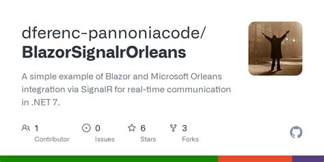 GitHub Dferenc Pannoniacode BlazorSignalrOrleans A Simple Example Of Blazor And Microsoft