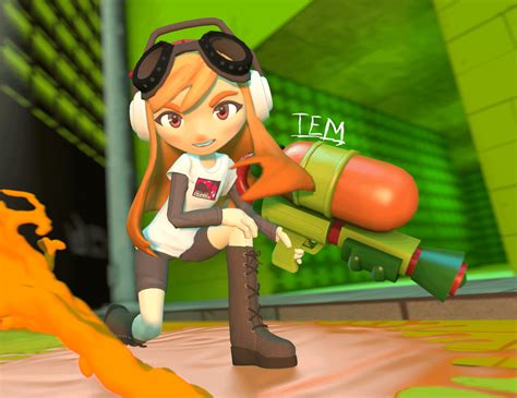Poster Of Meggy With A Splattershot Rsmg4