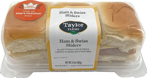 Taylor Farms Ham And Swiss Sandwich Sliders 3 Count 57 Oz Fresh