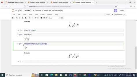Integration In Sagemath Youtube Integration In Sagemath Youtube