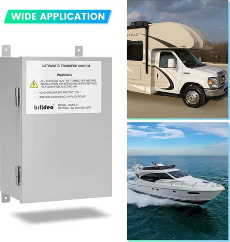Rv Transfer Switch Briidea Automatic Transfer Switch 50 Amp Applied T