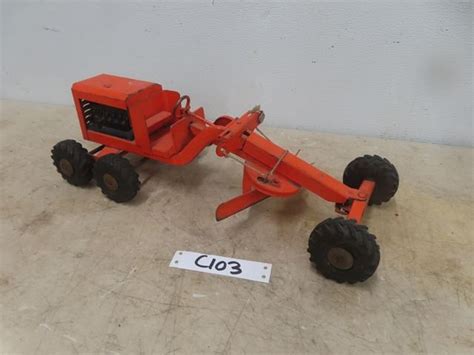 Structo Toys Pressed Metal Road Grader 18 Long