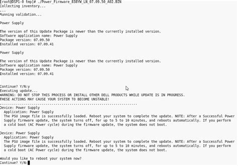 Dell PowerEdge Error The Update Failed To Complete On Support Live Image Cent OS Dell US