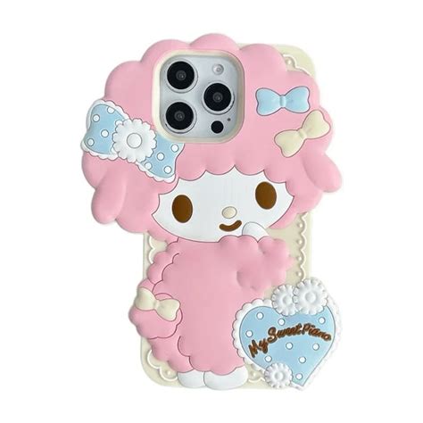 My Melody Case For Iphone 16 Promax 15 14 13 Pro Max My Sweet Piano