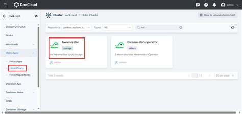 Install Hwameistor On Ui Daocloud Enterprise