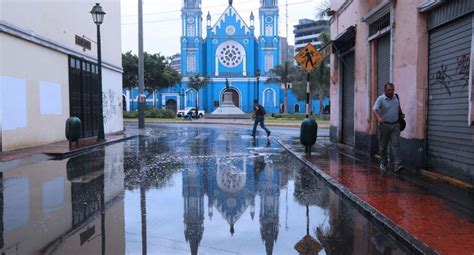 Así Amanecieron Calles De Lima Tras Lluvia De 6 Horas Fotos Lima El Comercio PerÚ