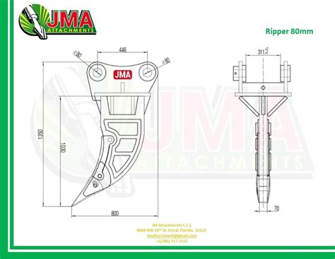 Ripper Tooth For 16 25 Tons Excavators 80mm Pins