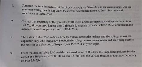 PROCEDURE Measure The Actual Capacitance Of A Chegg