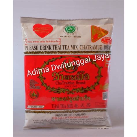 Jual Thai Tea Mix Chatramue 400 Gr Black Tea Number One Brand