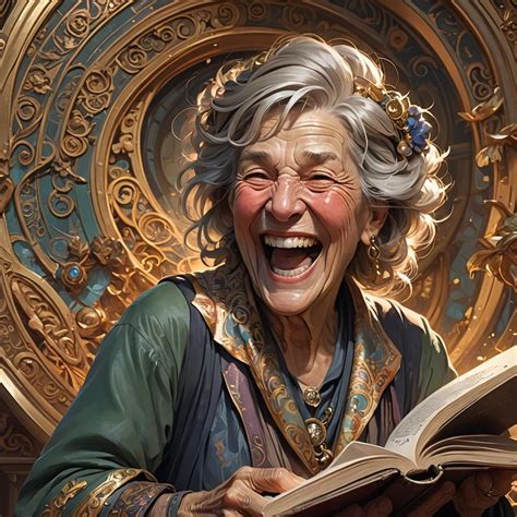 Giggling Grandma Ai Generated Artwork Nightcafe Creator