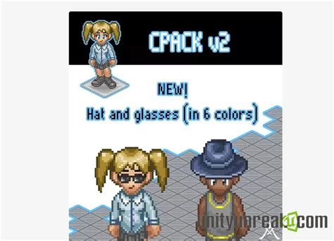 Unity Asset Customizable Pixel Art Character Kit V2