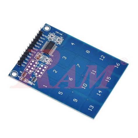 ttp229 16 digital capacitive touch sensor switch module ram