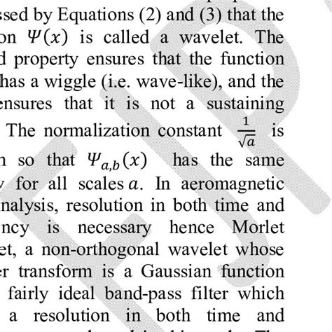 Real And Imaginary Part Of Morlet Wavelet 1 16 Download