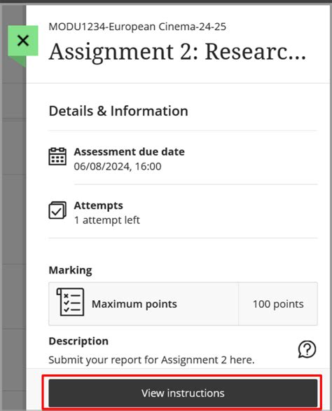 Blackboard Ultra Create A Blackboard Assignment Elearning Support And Resources