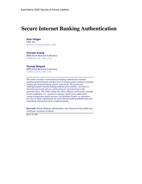pdf secure internet banking authentication