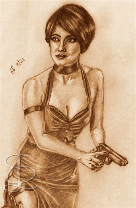 Ada Wong Cosplay Sketch