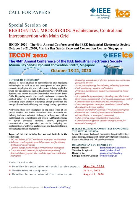 Pdf Special Session On Residential Microgrids Architectures Control And Interconnection With