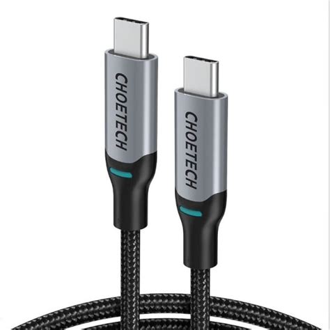 Cáp Sạc Nhanh Type C To Type C 100w Dài 1 8m Choetech Xcc 1002 Hàng