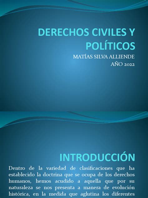 Derechos Civiles Y Políticos Pdf Derechos Humanos La Ley Natural
