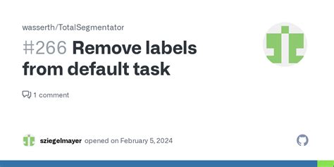 remove labels from default task · issue 266 · wasserth