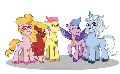 Mlp Tyt Genderbend Ver Other Ponies By Zsnowfilez On Deviantart