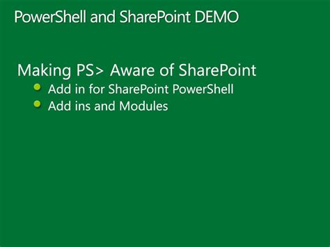 Getting Started With Powershell And Using It With Sharepoint Ppt Download