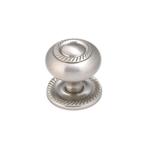 Richelieu Brushed Nickel Round Cabinet Knob At