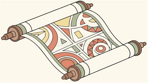 Ornate Scroll Tribal Pattern Vector Design Generative Ai Stock Vector