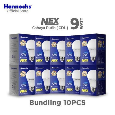 Promo Hannochs Lampu Led Nex Watt Cdl Pcs Putih Paket Murah Diskon Di Seller