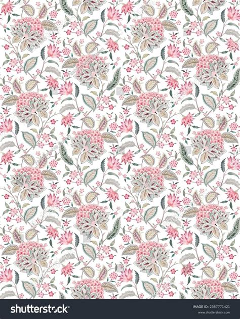 Pattern Block Print Pattern Batik Print Stock Illustration 2357771421