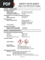 Epoxy Resin Safety Data Sheet Pdf Toxicity Dangerous Goods