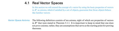 4 1 real vector spaces in this section we will extend
