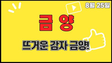 금 양 원통형2차전지의 호재를 한몸에 받다금양금양주가금양주가전망금양목표가 Youtube