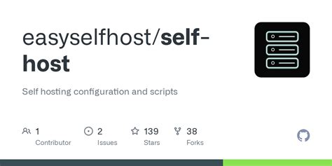 Self Host Apps Jellyfin Docker Compose Yml At Main · Easyselfhost Self Host · Github
