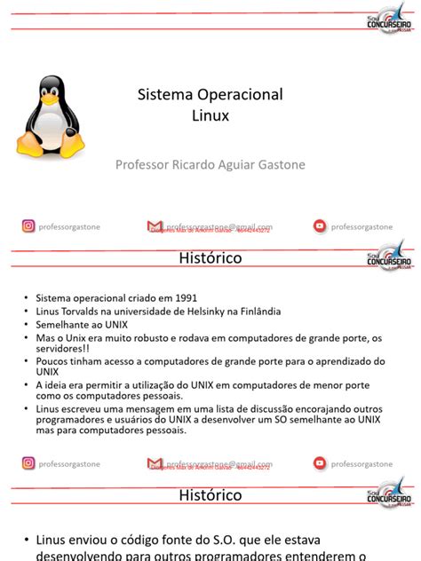 Slides Linux Pdf Linux Sistema De Arquivo