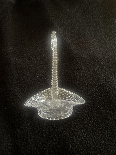 5 Inch Clear Plastic Mini Basket With Handle 12 Pieces Etsy