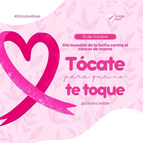 Plantillas cáncer de mama - Gratis y editables - Canva