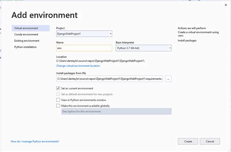 Python In Visual Studio Preview Microsoft For Python Developers Blog