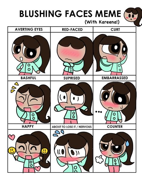Blushing Meme With Me By Kareena08 On Deviantart