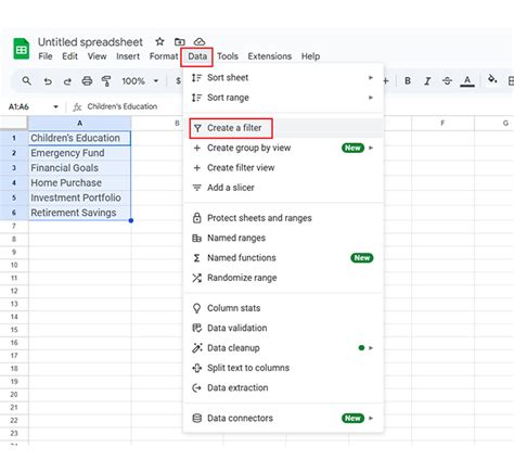 Sorting In Google Sheets For Quick Data Insights
