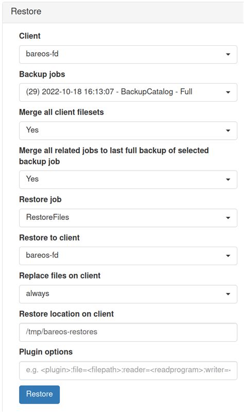 Bareos Webui — Bareos Documentation Documentation