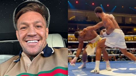 Conor Mcgregor Drops Three Word Reaction To Anthony Joshuas Brutal