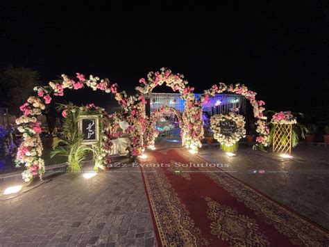 Black Themed Open Air Walima A2z Events Solutions