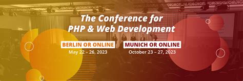 International Php Conference 2023 Speakers Sessions Agenda